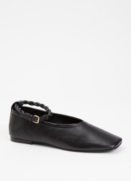 A.EMERY Steele ballerina van leer • Zwart • de Bijenkorf