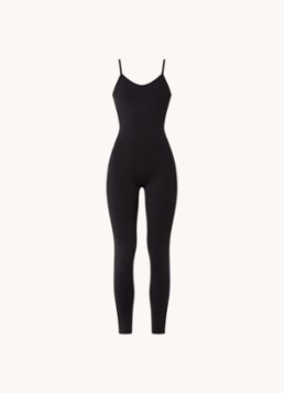 Alo Yoga Airbrush skinny fit jumpsuit • Zwart • de Bijenkorf