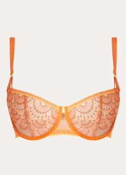 Aubade Pure Vibration balconette bh van kant • Oranje • de Bijenkorf