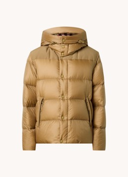 Burberry Leeds puffer jack met afneembare capuchon en ritszakken ...