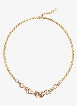 Cartier Trinity ketting van 18 karaat wit-, geel- en roségoud CRB722498 ...