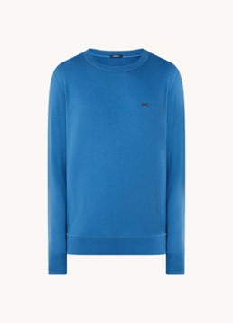 Denham Sweater met logo • Donkerblauw • de Bijenkorf