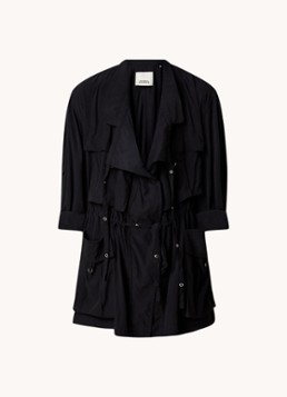 Isabel Marant Hanel parka met klepzakken • Zwart • de Bijenkorf