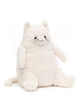 Jellycat Amore Cat Cream knuffel 26 cm • Wit • de Bijenkorf