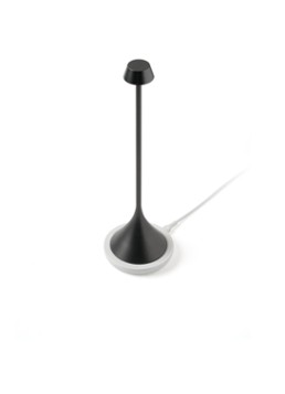Lexon Steli Shade draadloze tafellamp 28,6 cm x Ø7,7 cm • Donkergrijs ...