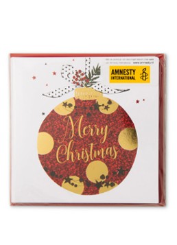 MAP Publishing Amnesty International, Kerstbal Merry Christmas - 1 ...