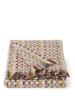 Missoni Jocker plaid 130 x 190 cm • Beige • de Bijenkorf
