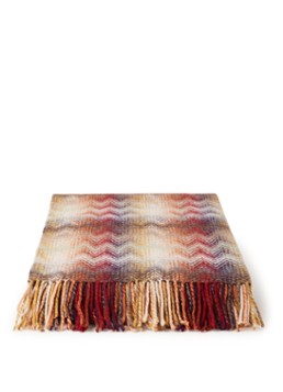Missoni Montgomery plaid in wolblend 130 x 190 cm • Steenrood • de ...