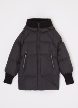 Moncler Ronda gewatteerde jas met donsvulling • Zwart • de Bijenkorf