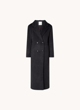 Neo Noir Williams double-breasted mantel in wolblend • Antraciet • de ...