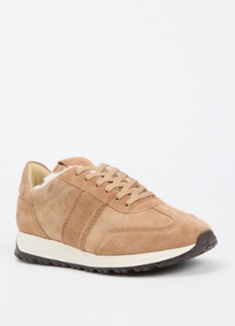 Nubikk Glen Hendrix sneaker van suède • Donkerbeige • de Bijenkorf