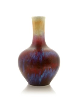 POLSPOTTEN Crazy vaas van porselein 41 cm • Bordeauxrood • de Bijenkorf