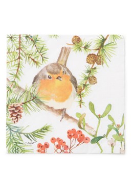 ppd Robin in Tree servetten 33 x 33 cm • Lichtgroen • de Bijenkorf