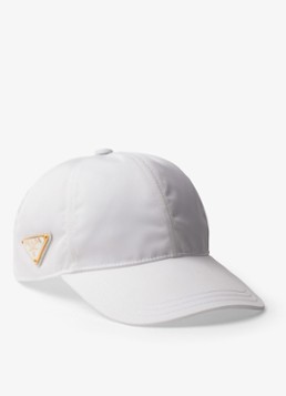 Prada Re-Nylon pet met logo • Wit • de Bijenkorf