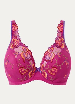 PrimaDonna Devdaha voorgevormde plunge bh met overlay van kant ...