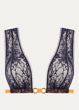 Sarda Lovelace bralette van kant • Donkerblauw • de Bijenkorf