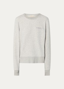 Sessùn Chill sweater met logoborduring • Grijsmele • de Bijenkorf