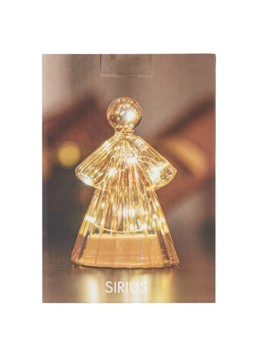 Sirius Alberte Angel lichtfiguur 14 cm • Roestbruin • de Bijenkorf