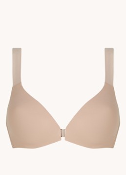 SPANX Brallelujah naadloze voorgevormde bh met voorsluiting • Beige ...