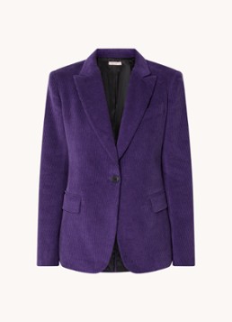 Studio Anneloes Manou blazer van corduroy • Paars • de Bijenkorf