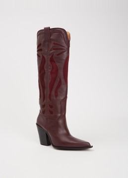 Toral Wendy cowboylaars van leer • Bruin • de Bijenkorf