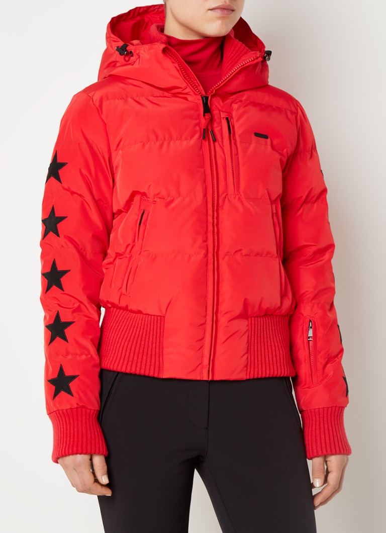 Airforce Taos ski-jas met ritszakken en capuchon • Rood • de Bijenkorf