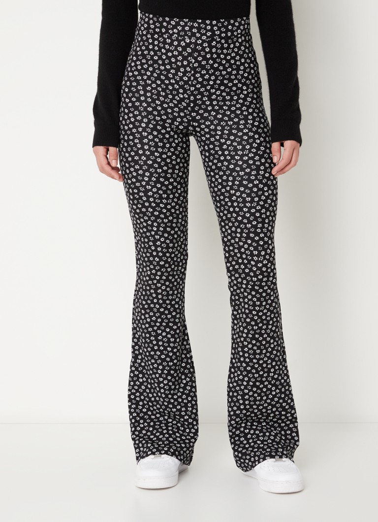 America Today Cici high waist flared fit legging met bloemenprint ...