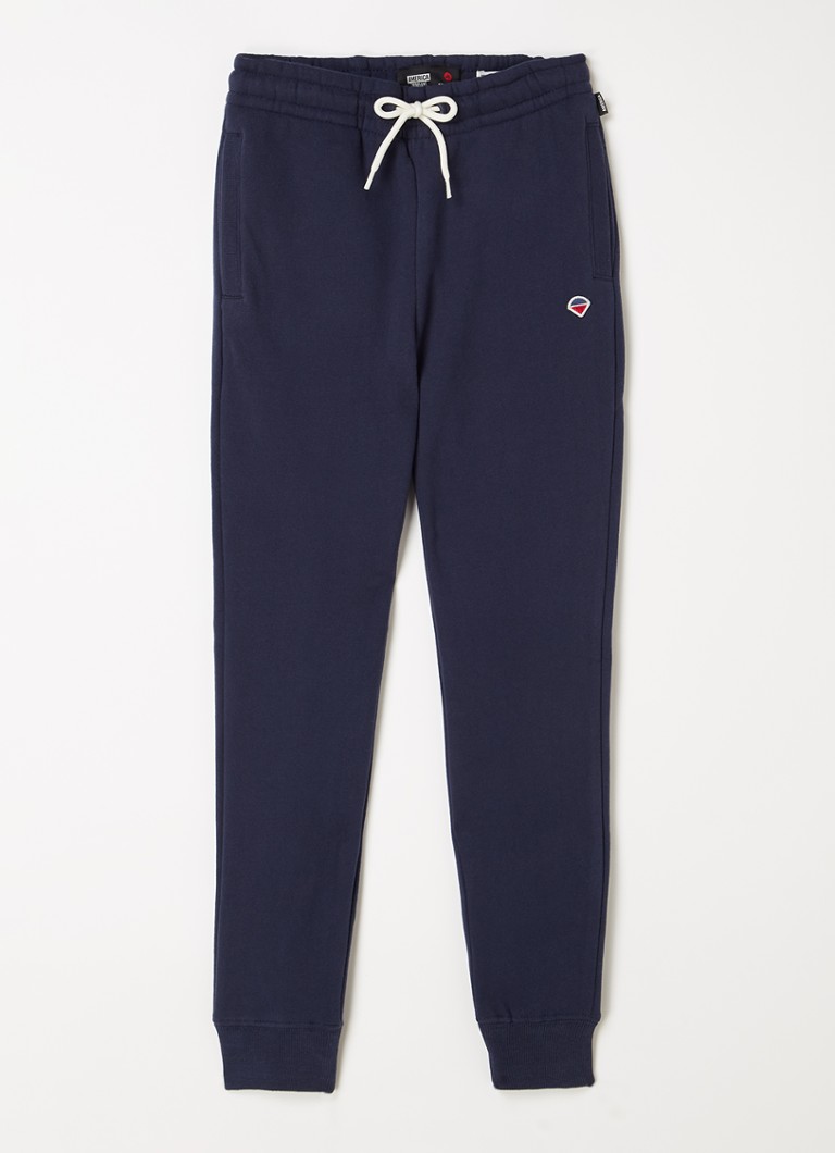 America Today Cole tapered fit joggingbroek met steekzakken • Blauw ...