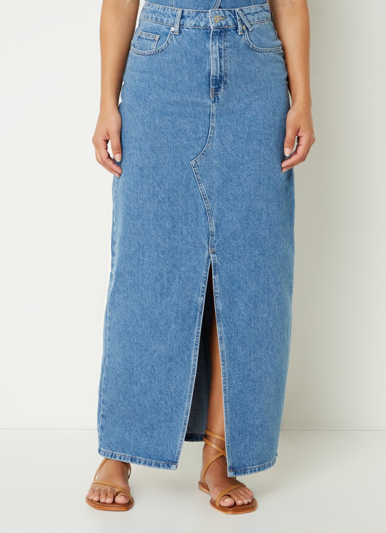 America Today Raxid maxi rok van denim • Jeans • de Bijenkorf