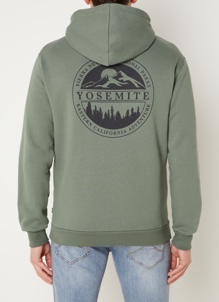 America Today Stance hoodie met front- en backprint • Groen • de Bijenkorf