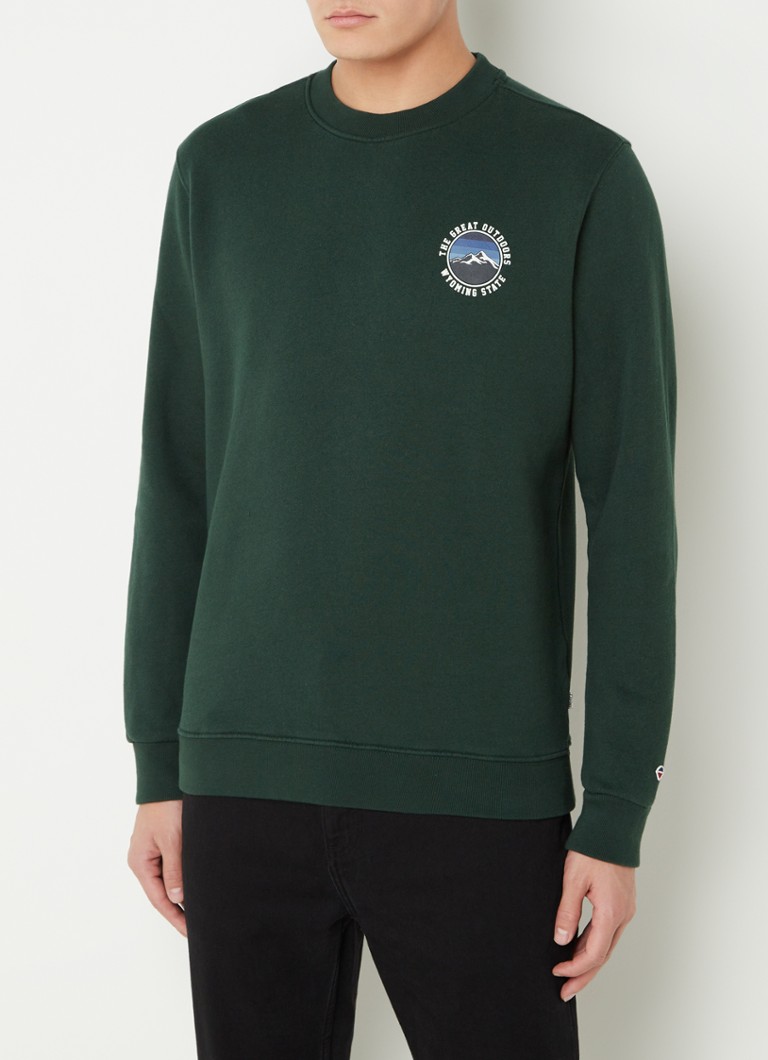 America Today Stance sweater met print • Steenrood • de Bijenkorf