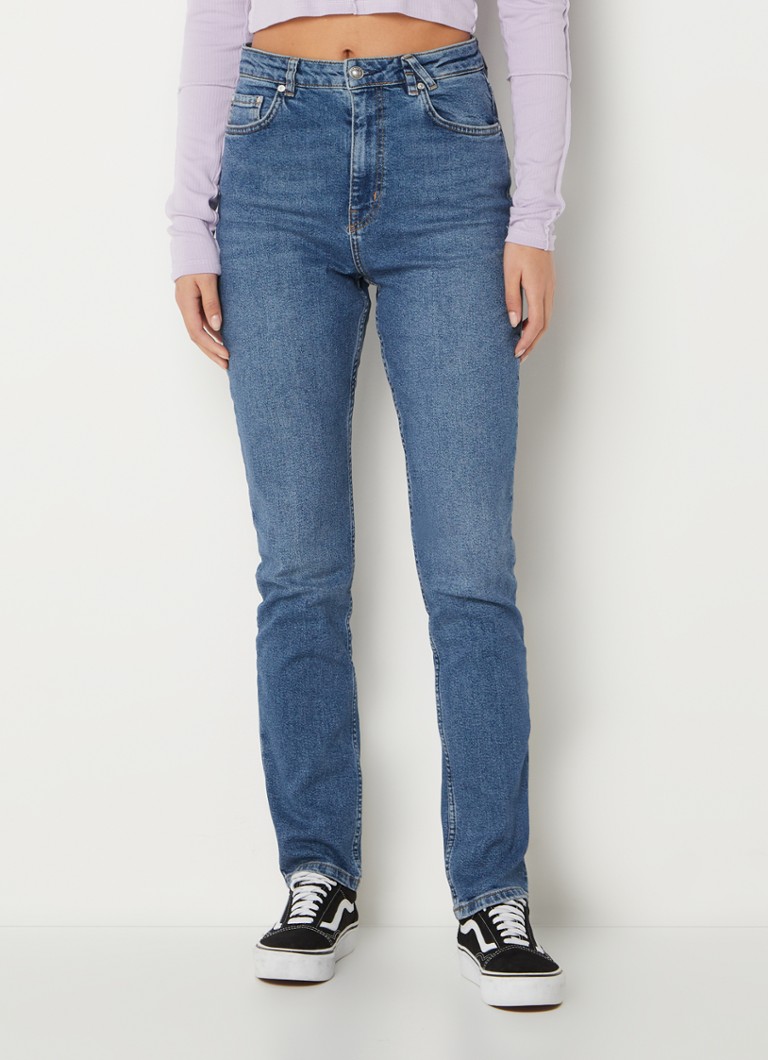 America Today Taylor high waist slim fit jeans met stretch • Indigo ...