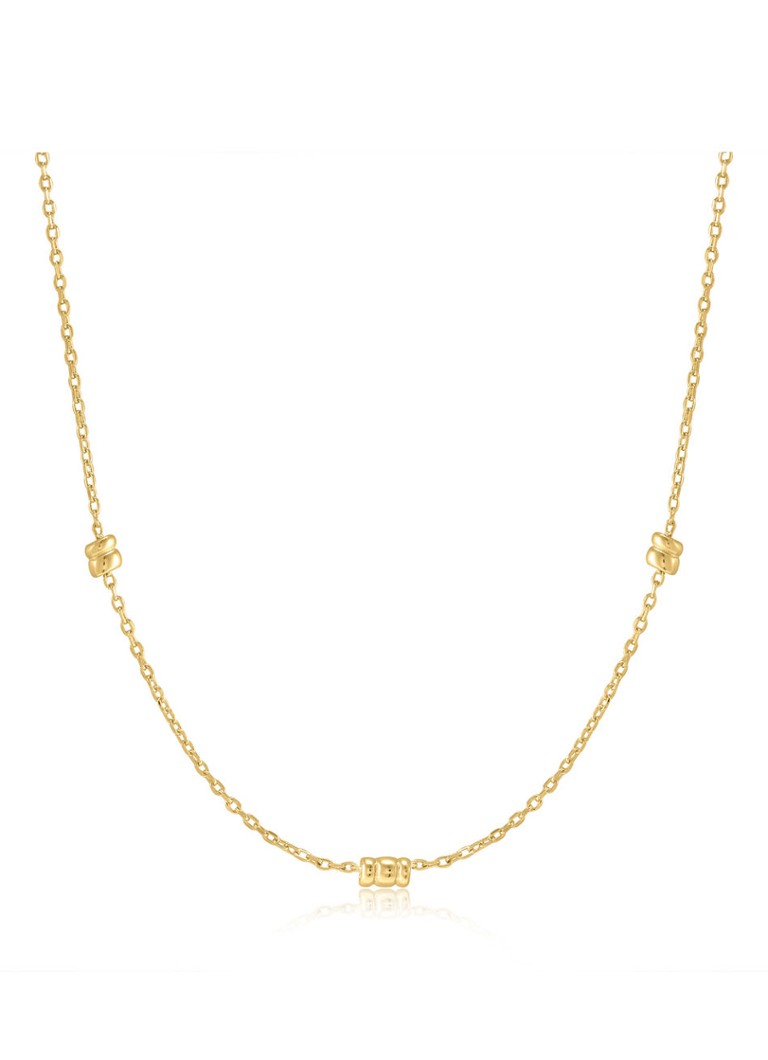 Ania Haie Smooth Twist ketting verguld • Goud • de Bijenkorf