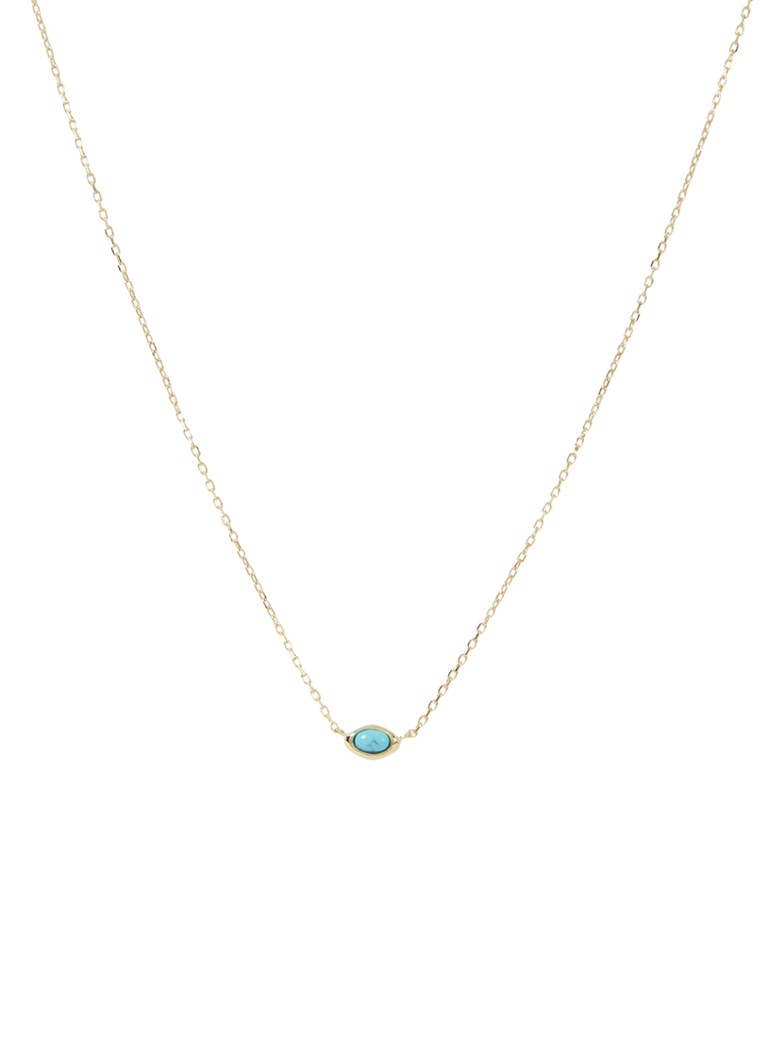 Ania Haie Turquoise Wave ketting verguld • Goud • de Bijenkorf
