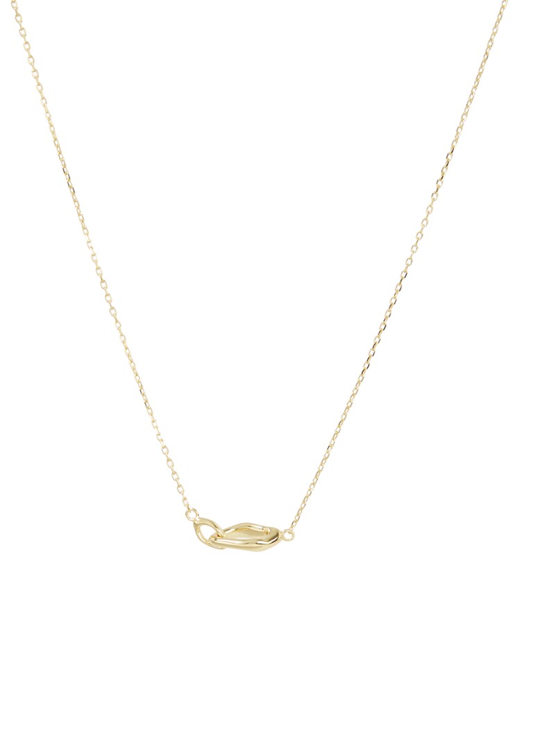 Ania Haie Wave Link ketting verguld • Goud • de Bijenkorf