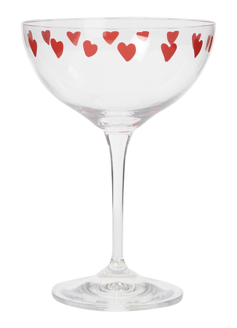 Anna + Nina Classic Love champagne glas 15 cl • Transparant • de Bijenkorf