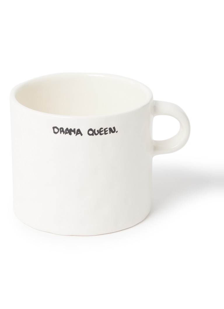 Anna + Nina Drama Queen mok 40 cl • Wit • de Bijenkorf