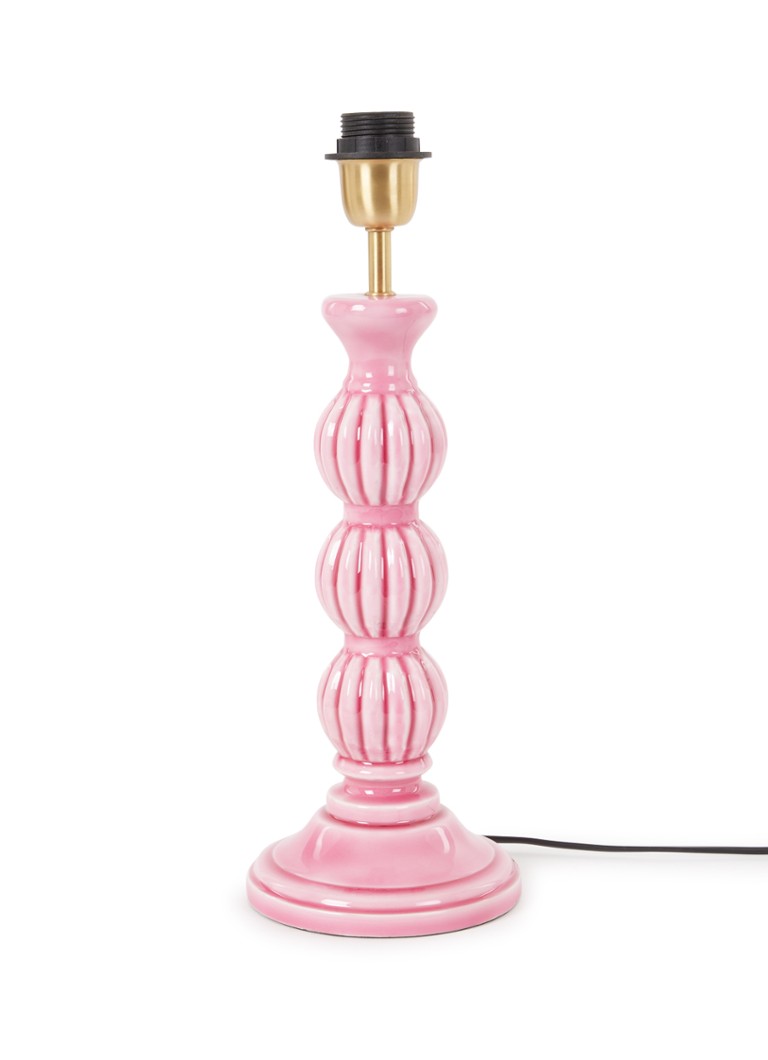 Anna + Nina Lennon lampvoet 43 x 15 cm • Roze • de Bijenkorf