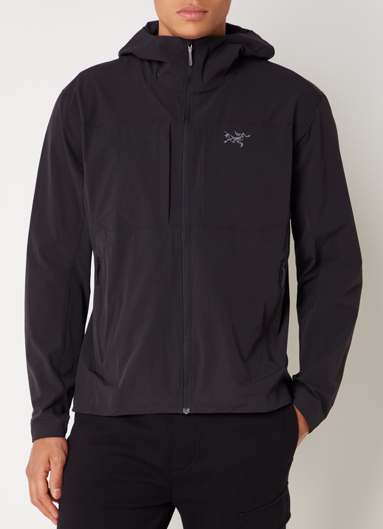 Arc'teryx Gamma softshell jack met logo en ritszakken • Zwart • de ...