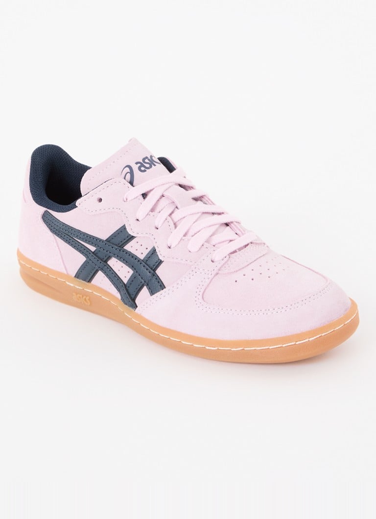 ASICS Asics x HAY Skyhand OG sneaker van suède met leren details ...