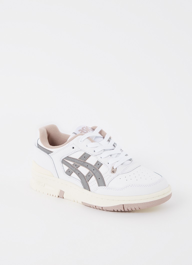 ASICS EX89 sneaker van leer • Lichtgrijs • de Bijenkorf