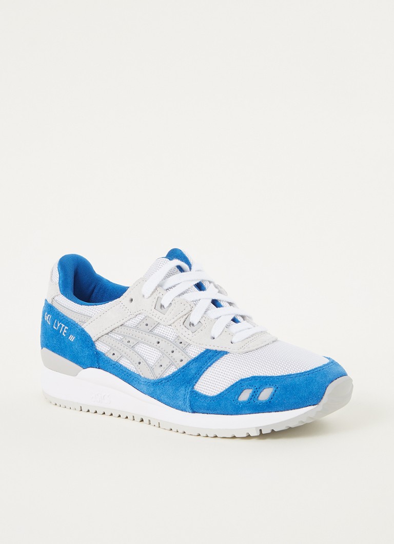 ASICS Gel-Lyte lll OG sneaker met suède details • Wit • de Bijenkorf