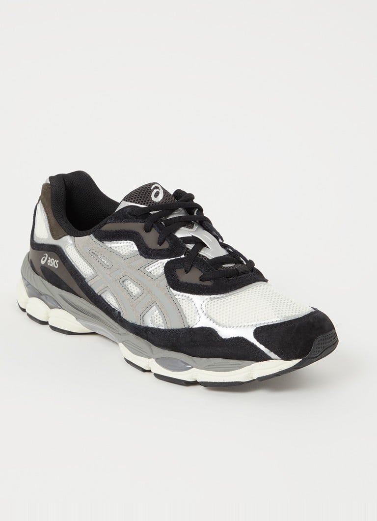 ASICS Gel-Nyc sneaker met suède details • Zwart • de Bijenkorf