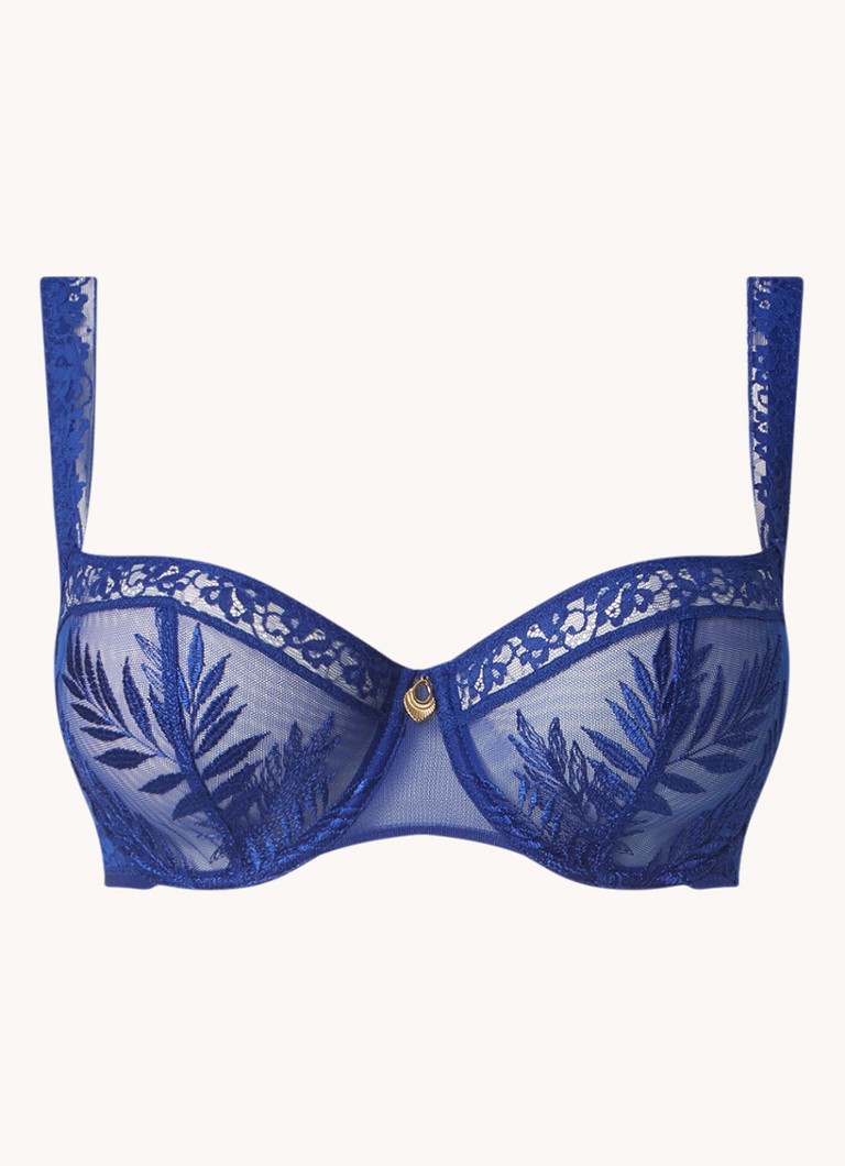 Aubade Parenthèse Tropicale beugel bh van mesh met borduring ...