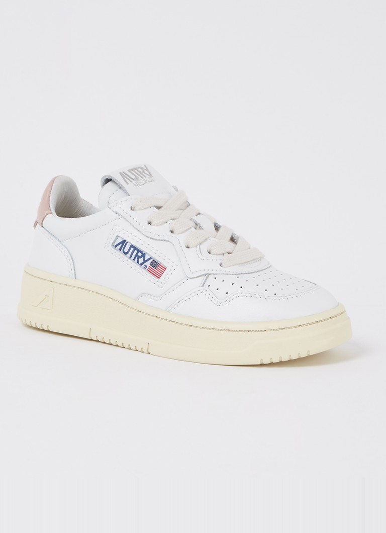 Autry Medalist sneaker van leer • Wit • de Bijenkorf