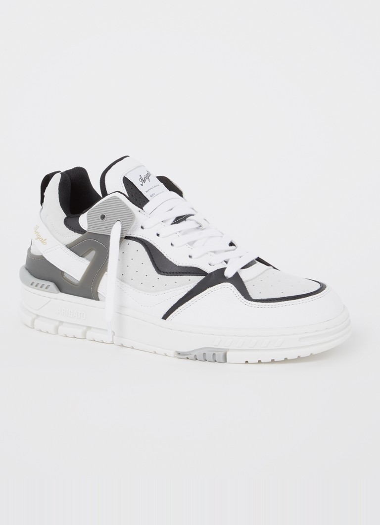 Axel Arigato Astro sneaker van leer met suède details • Wit • de Bijenkorf