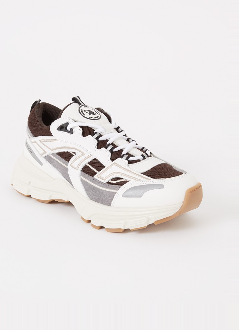 Axel Arigato Marathon R-Trail sneaker met kalfsleren details • Bruin ...