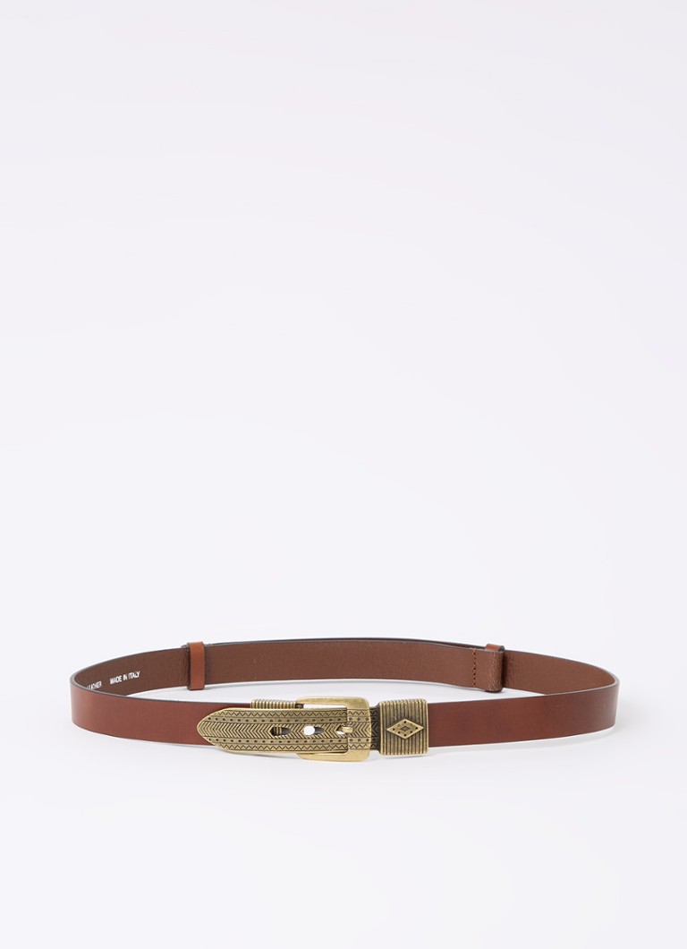 ba&sh Baya riem van leer • Bruin • de Bijenkorf