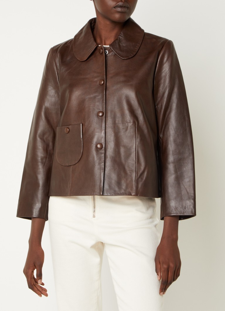 Ba&sh Milo cropped jack van lamsleer • Donkerbruin • de Bijenkorf
