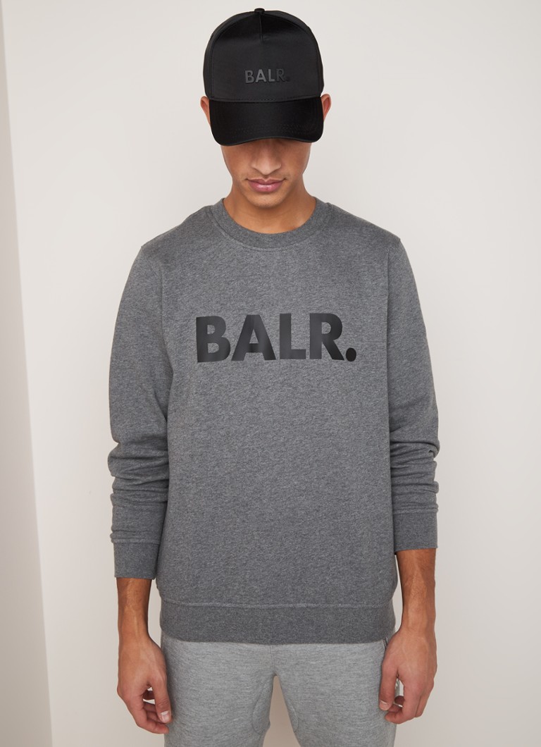 BALR. Sweater met logoprint • Grijs • de Bijenkorf
